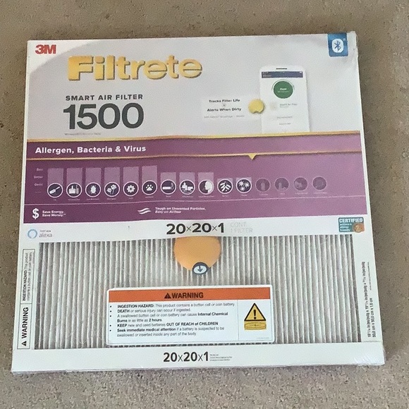 3M Filtrete | Other | Nwt 2x20x 3m Filtrete Smart Air Filter 1500 W ...